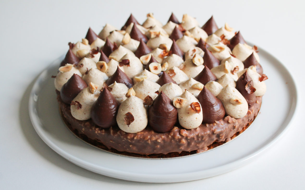 GÂTEAU ROCHER CHOCO PRALINÉ RECETTE - LYG